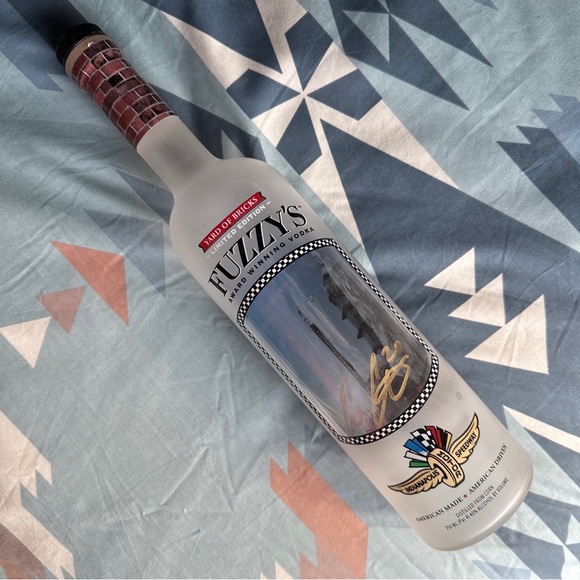 Other | Fuzzys Vodka Bottle Autographed Ed Carpenter Yard Brick ...